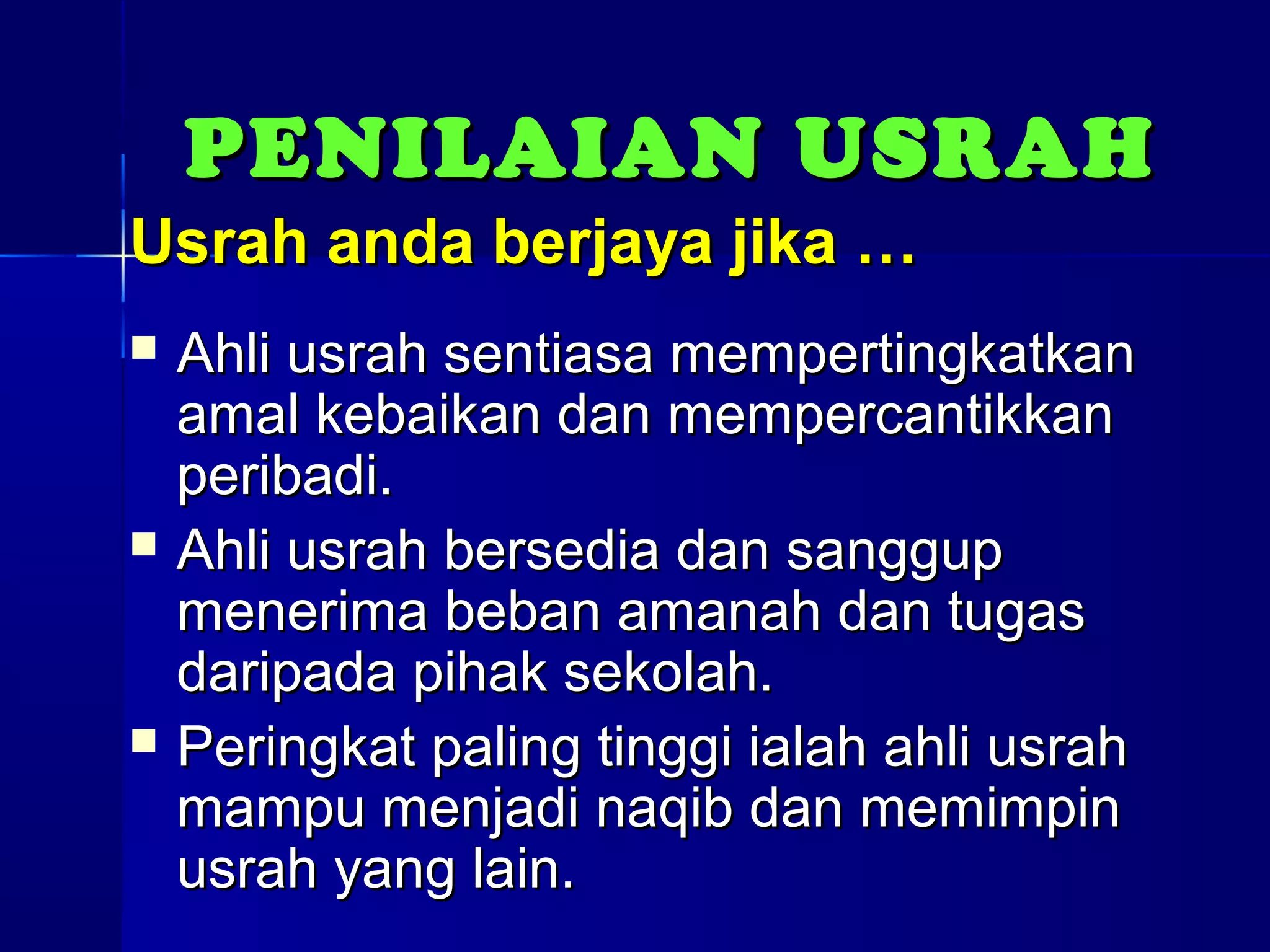 Pengendalian usrah berkesan | PPT
