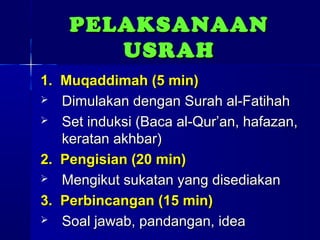 Pengendalian usrah berkesan | PPT