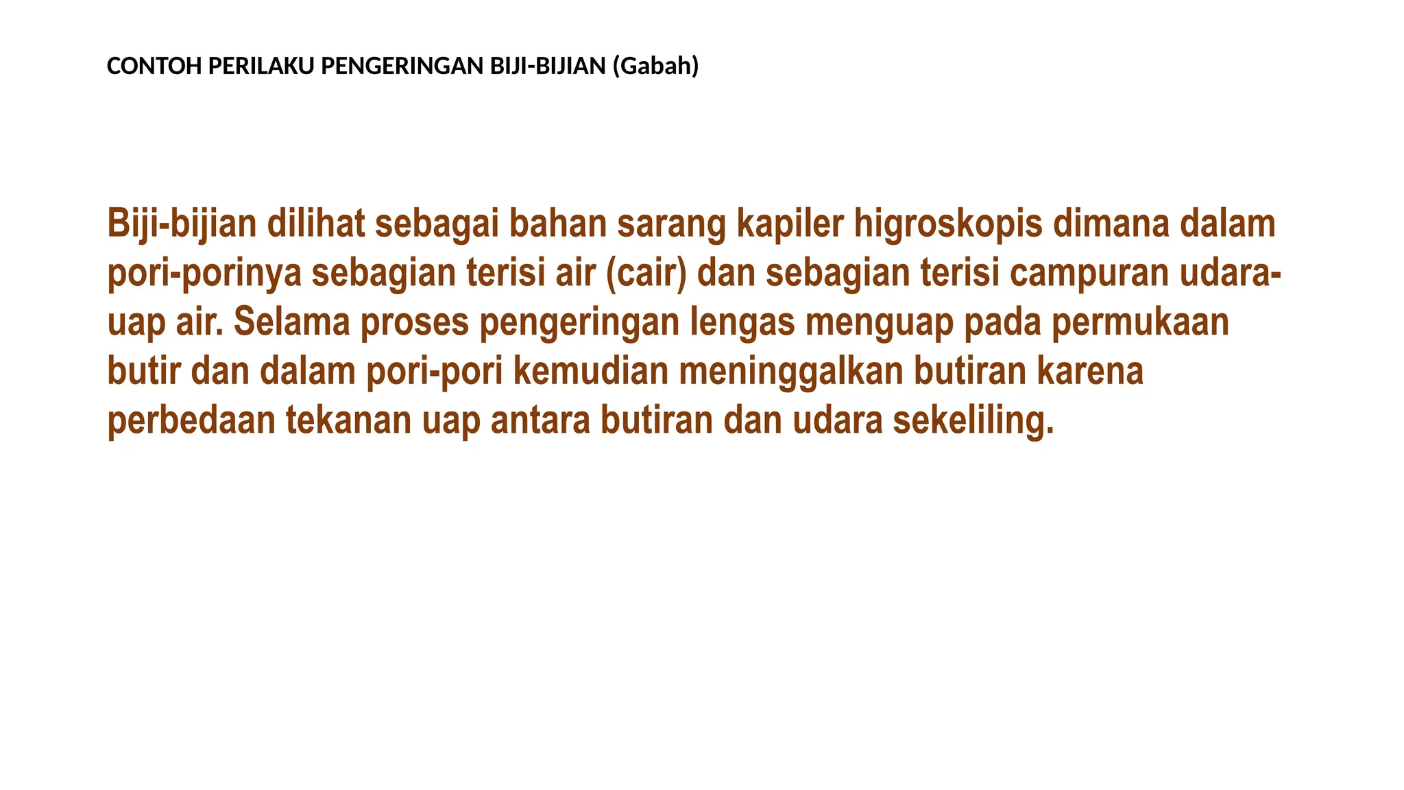 Pengeringan, tahapan desain mesin pengering dan psychrometric chart | PPTX