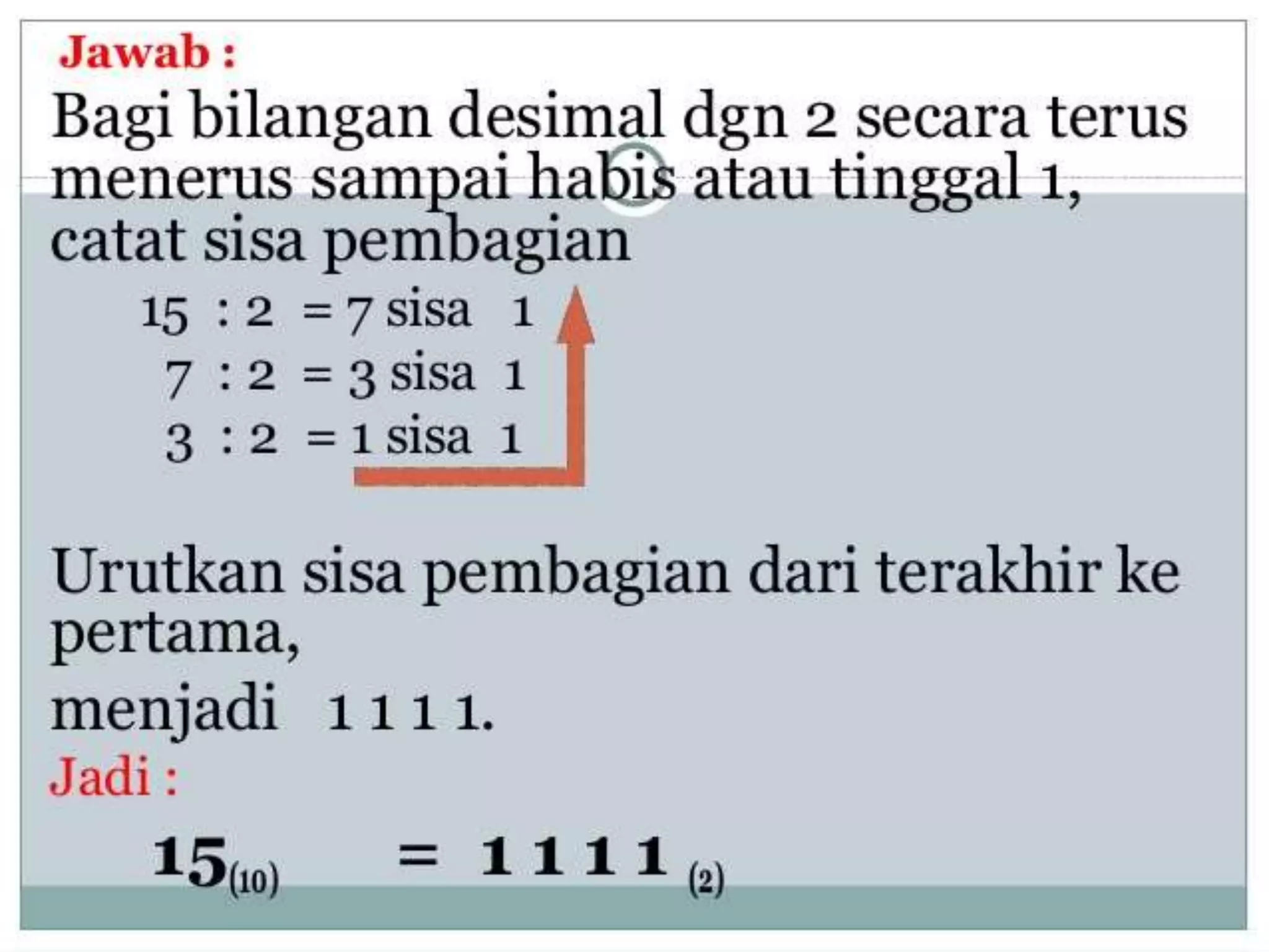 BILANGAN BINER | PPTX