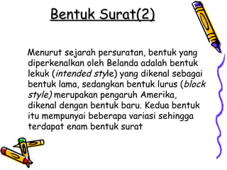 Pengertian fungsi-bentuk-dan-sistematika-surat | PPT