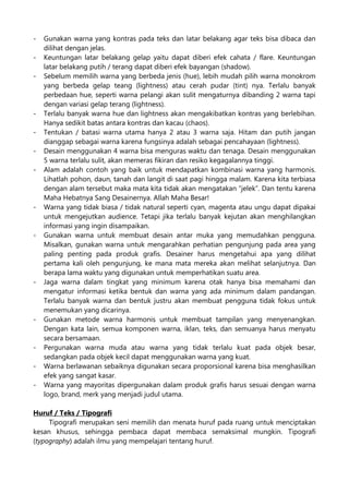 Pengertian fungsi - unsur desain grafis | DOCX