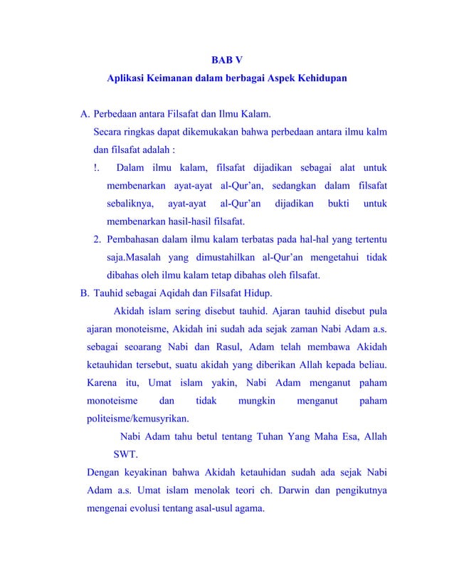 Pengertian ilmu-kalam | PDF