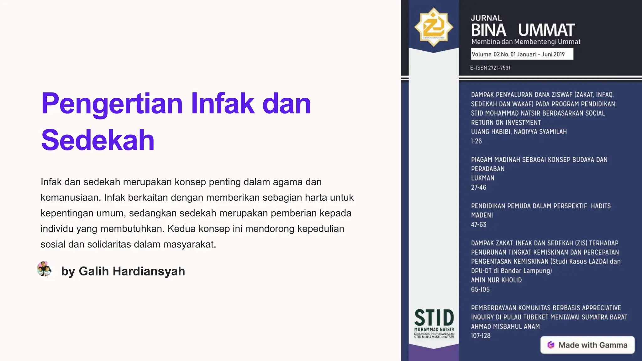 Pengertian infak dan pengertian sedekah. | PPT