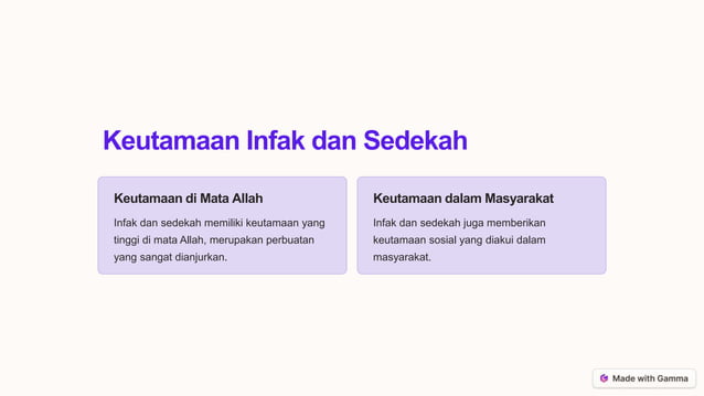 Pengertian infak dan pengertian sedekah. | PPT