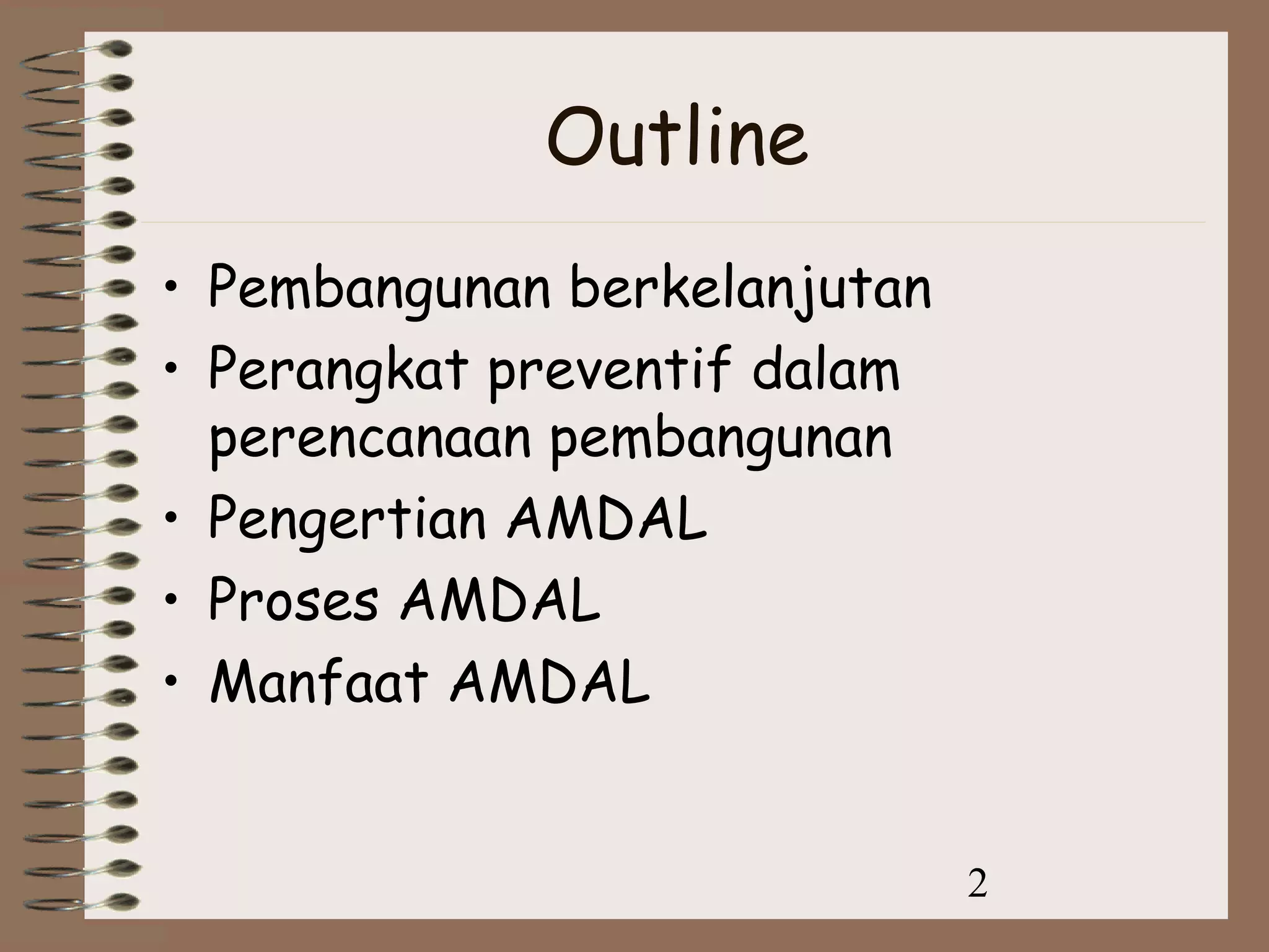 Pengertian proses-manfaat amdal | PPT