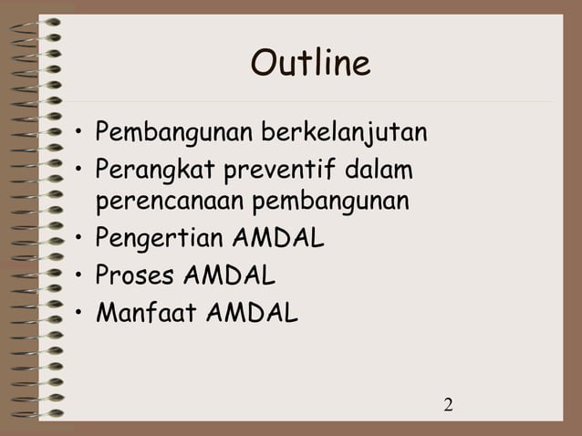 Pengertian proses-manfaat amdal | PPT