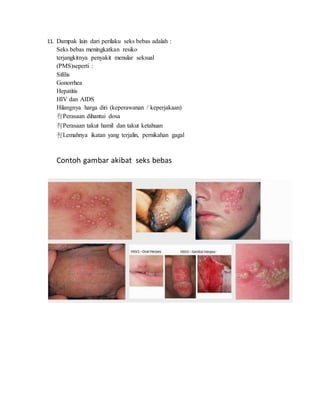 Pengertian seks-bebas | DOCX