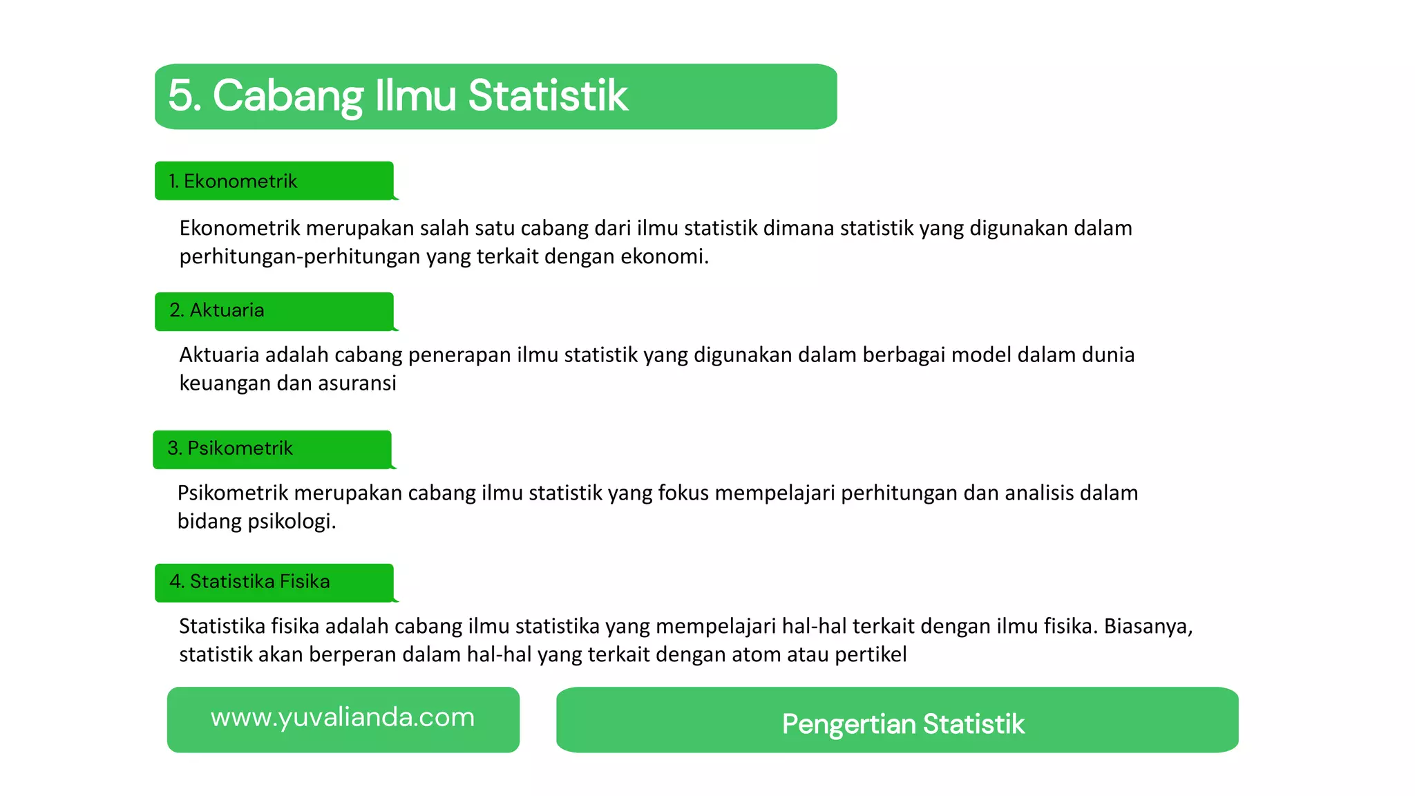 Pengertian statistik - Definisi, Jenis, Manfaat, Hingga Cabang Ilmu | PPTX