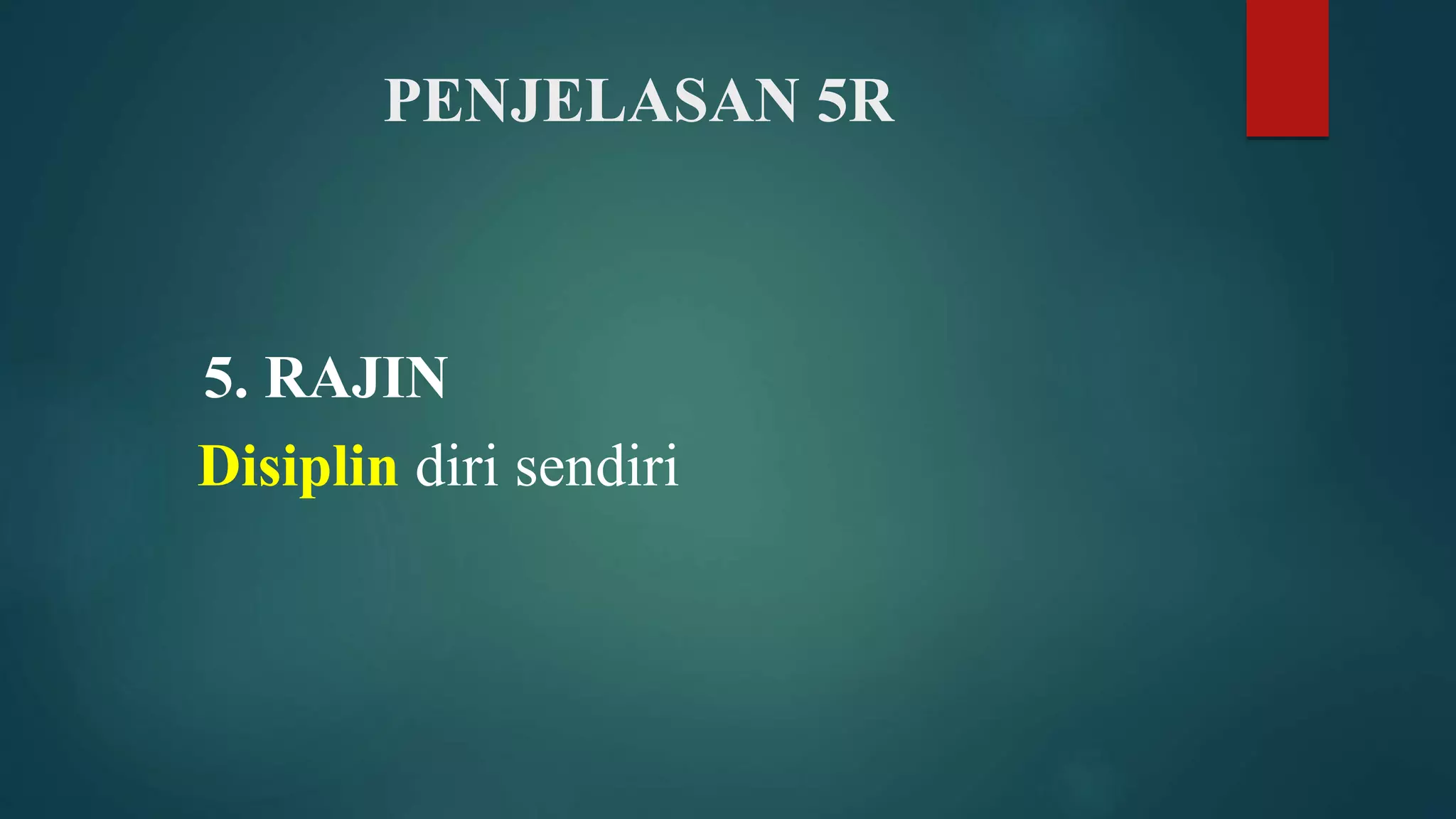 Pengertian 5 r dan penerapan | PPTX