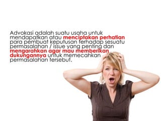 Pengertian Advokasi | PPTX