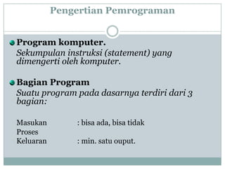 Pengertian algoritma | PPT