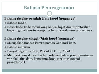 Pengertian algoritma | PPT