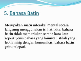 Pengertian bahasa | PPTX