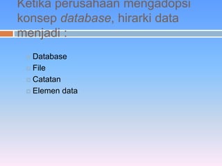 Pengertian basis data & ... | PPT