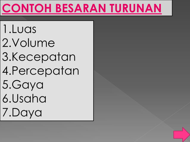 BESARAN POKOK DAN BESARAN TURUNAN MATERI SMP | PPTX