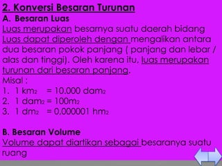 BESARAN POKOK DAN BESARAN TURUNAN MATERI SMP | PPTX