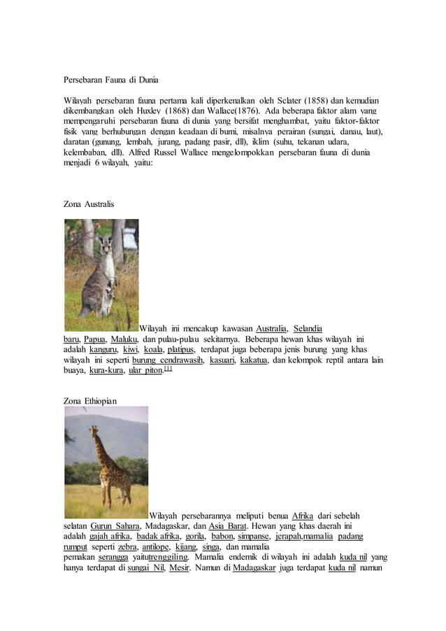 Pengertian biosfer | DOCX