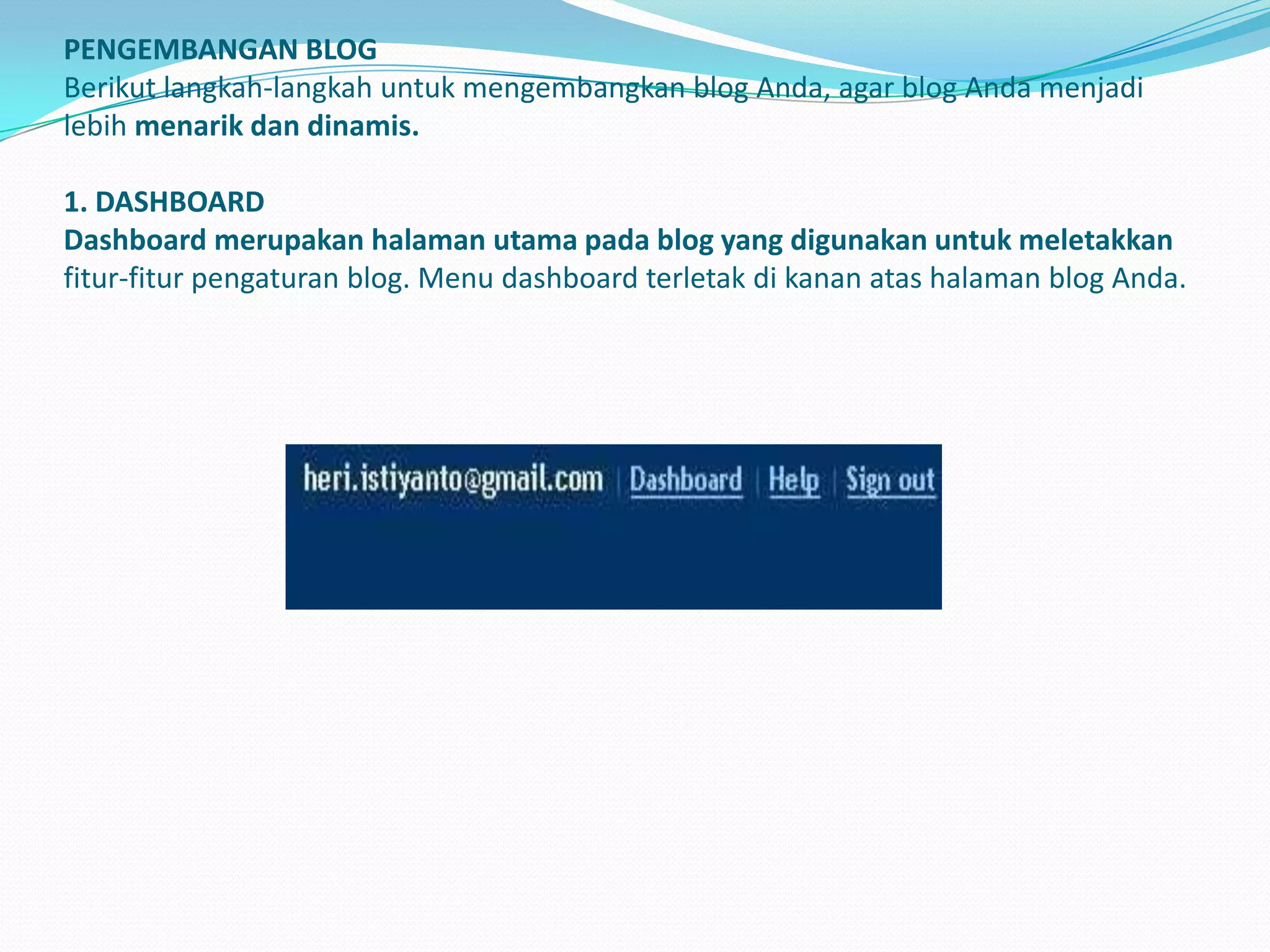 Pengertian blog | PPT
