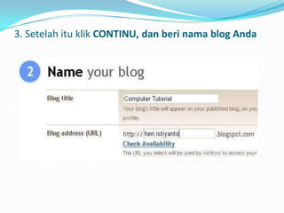 Pengertian blog | PPTX