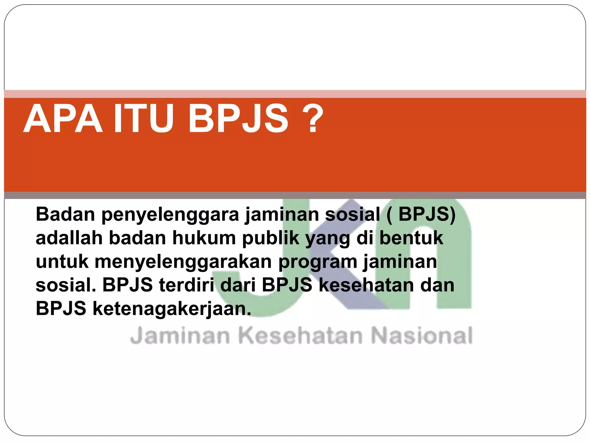 Pengertian bpjs | PPT