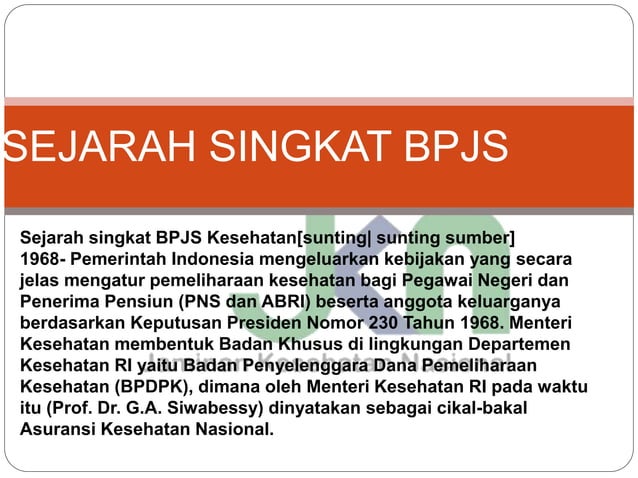 Pengertian bpjs | PPT