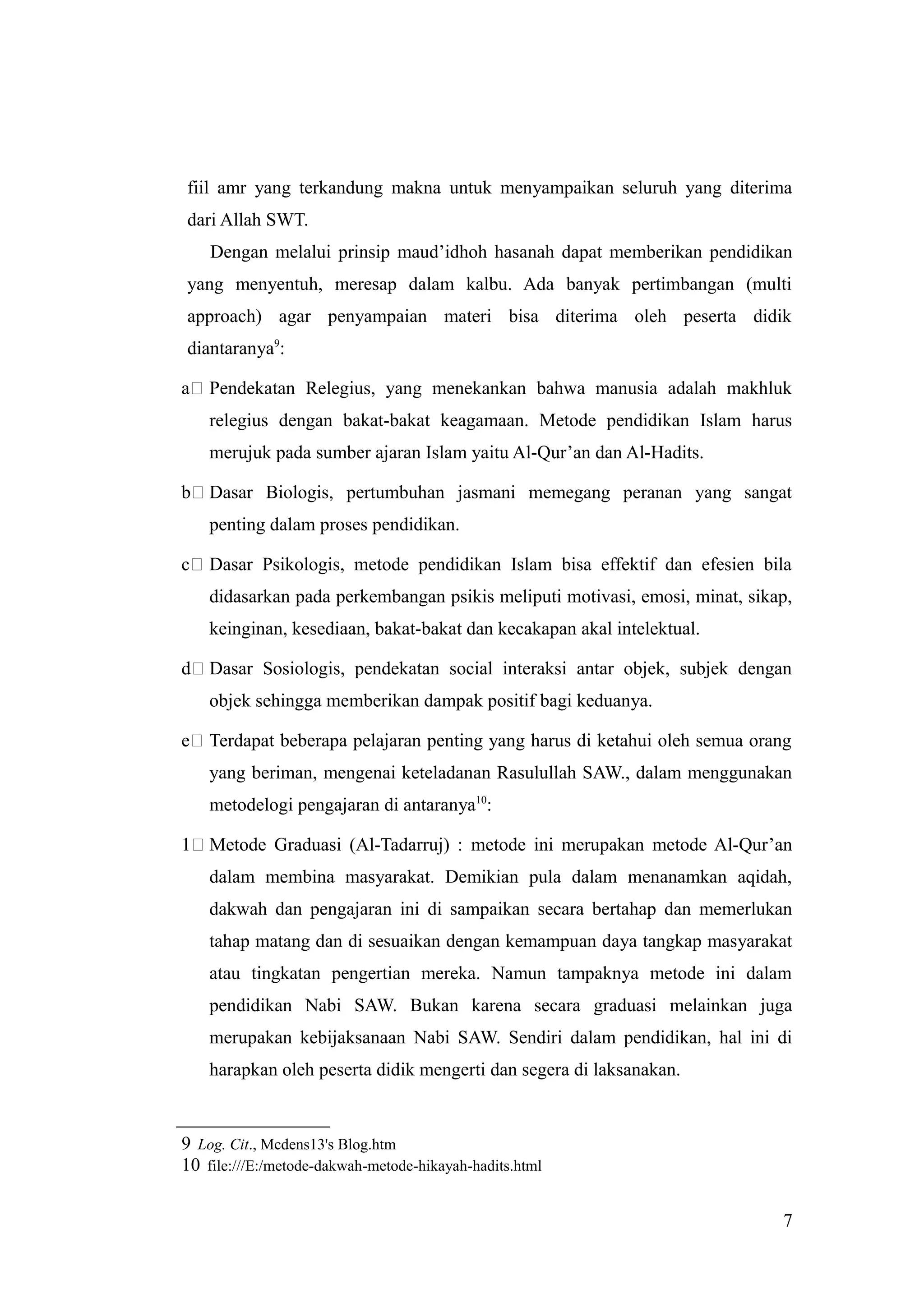 Pengertian dakwah | RTF