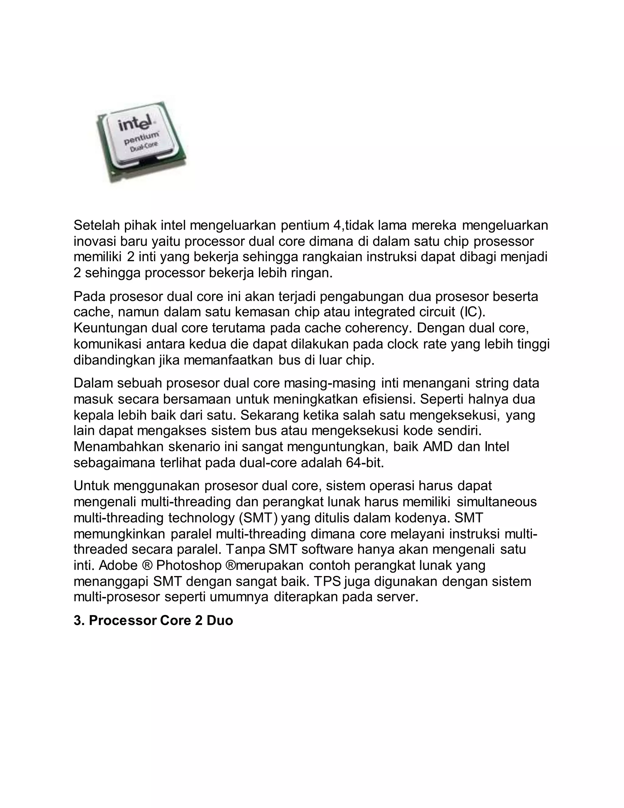 Pengertian dan cara kerja processor | DOCX
