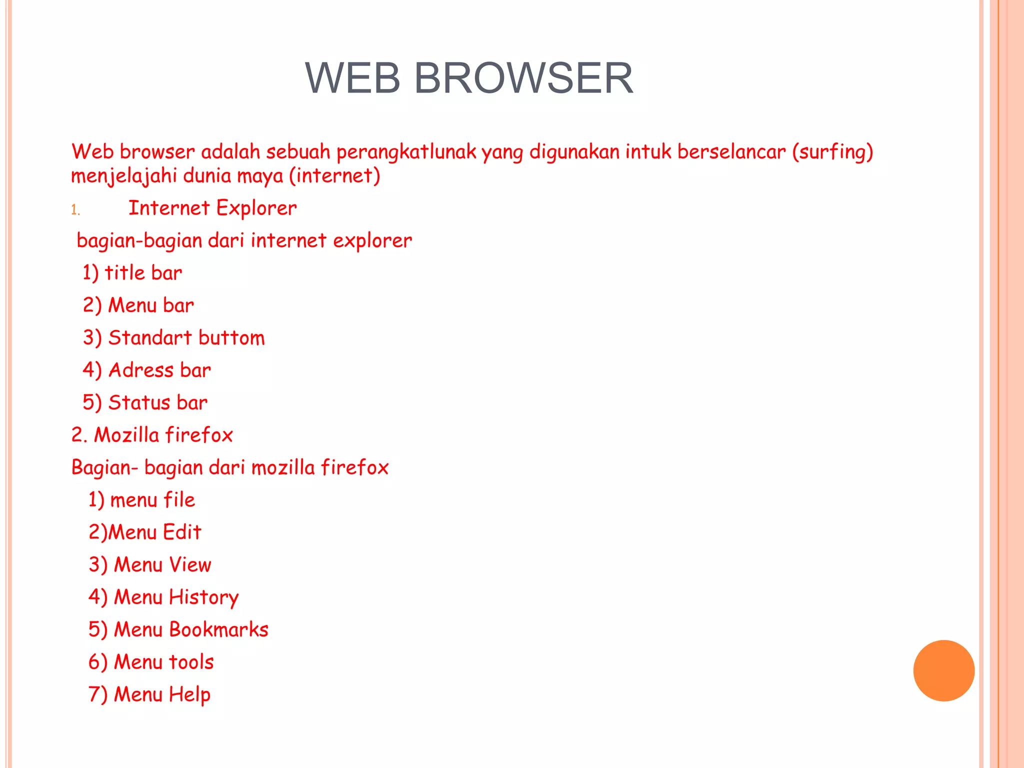Pengertian dan cara kerja web | PPT