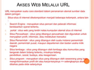 Pengertian dan cara kerja web | PPT