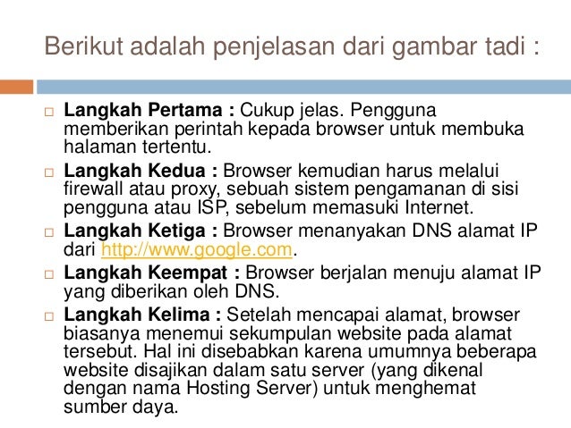 Pengertian dan cara kerja web browser