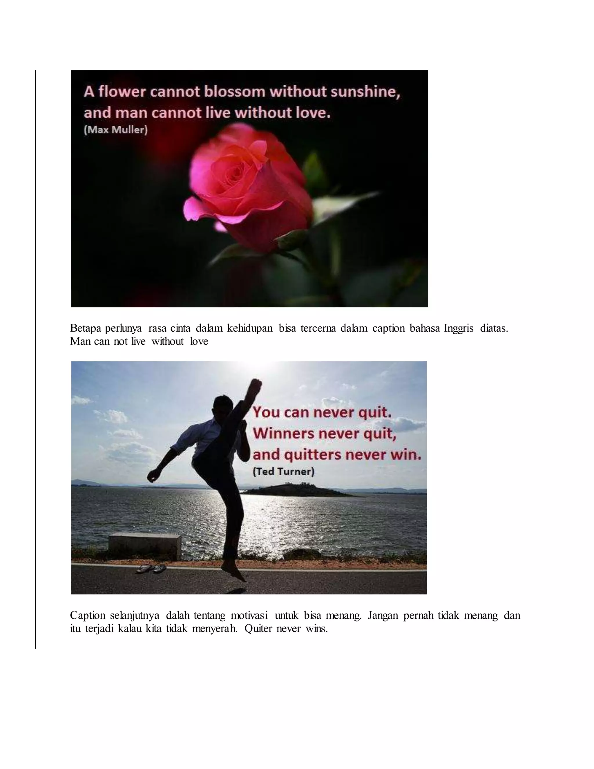 Pengertian dan contoh caption bahasa inggris | DOCX