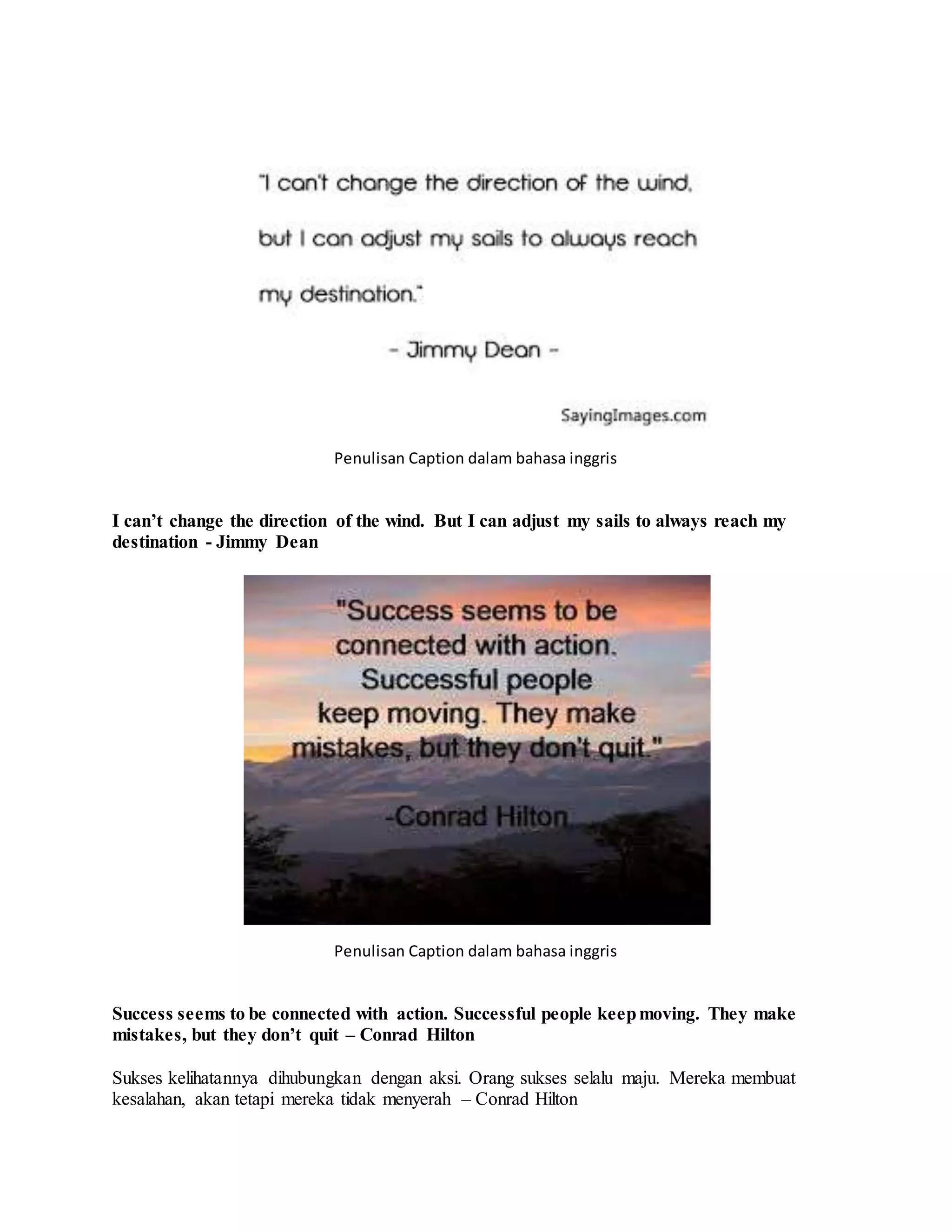 Pengertian dan contoh caption bahasa inggris | DOCX