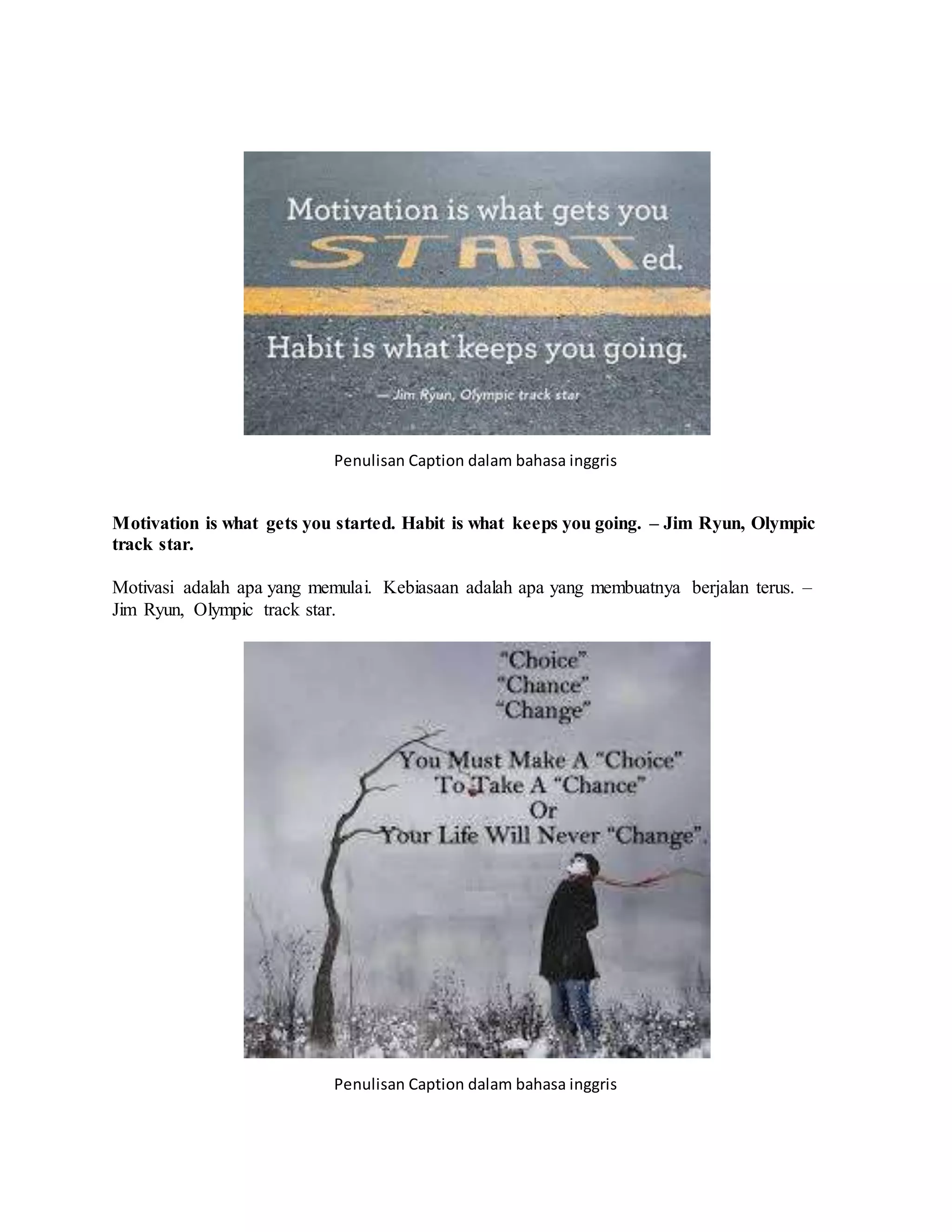 Pengertian dan contoh caption bahasa inggris | DOCX