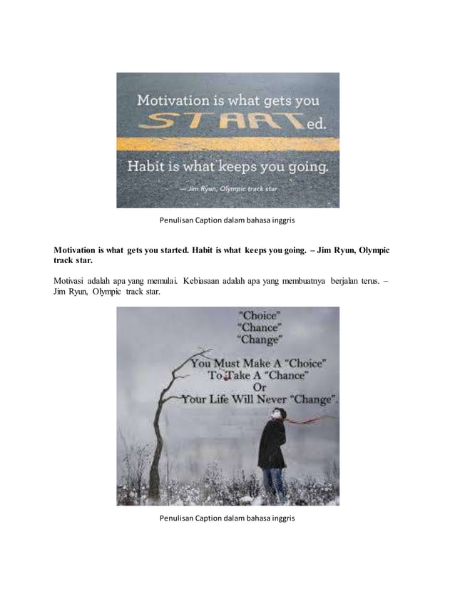 Pengertian dan contoh caption bahasa inggris | DOCX