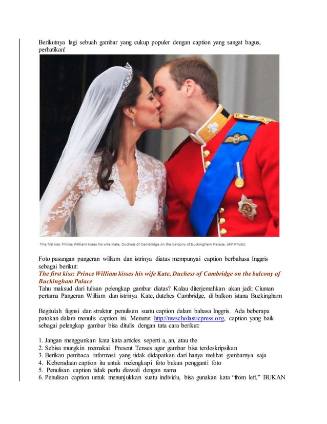 Pengertian dan contoh caption bahasa inggris | DOCX