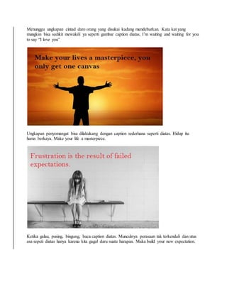 Pengertian dan contoh caption bahasa inggris | DOCX