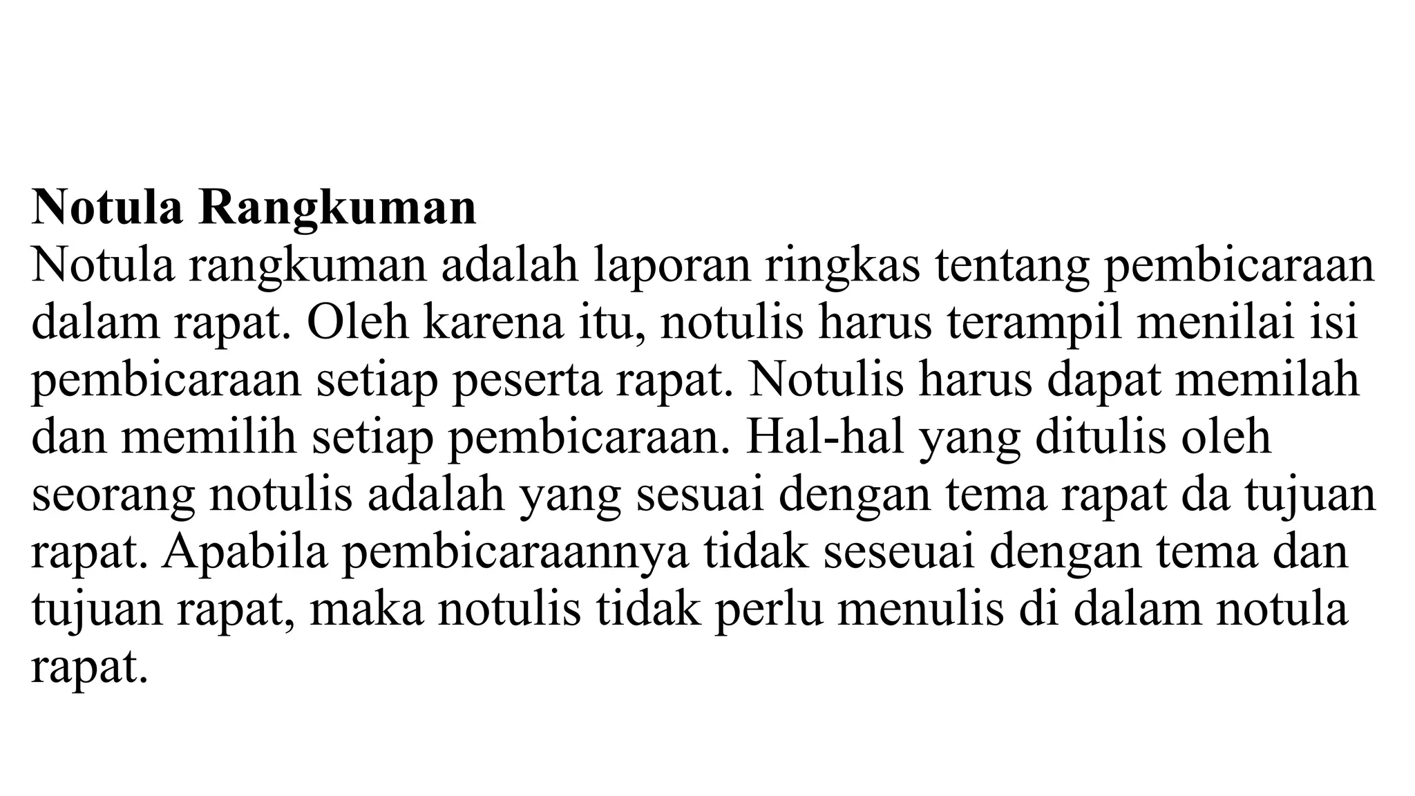 Pengertian dan Contoh Notula Harfiah dan Notula Rangkuman.pptx