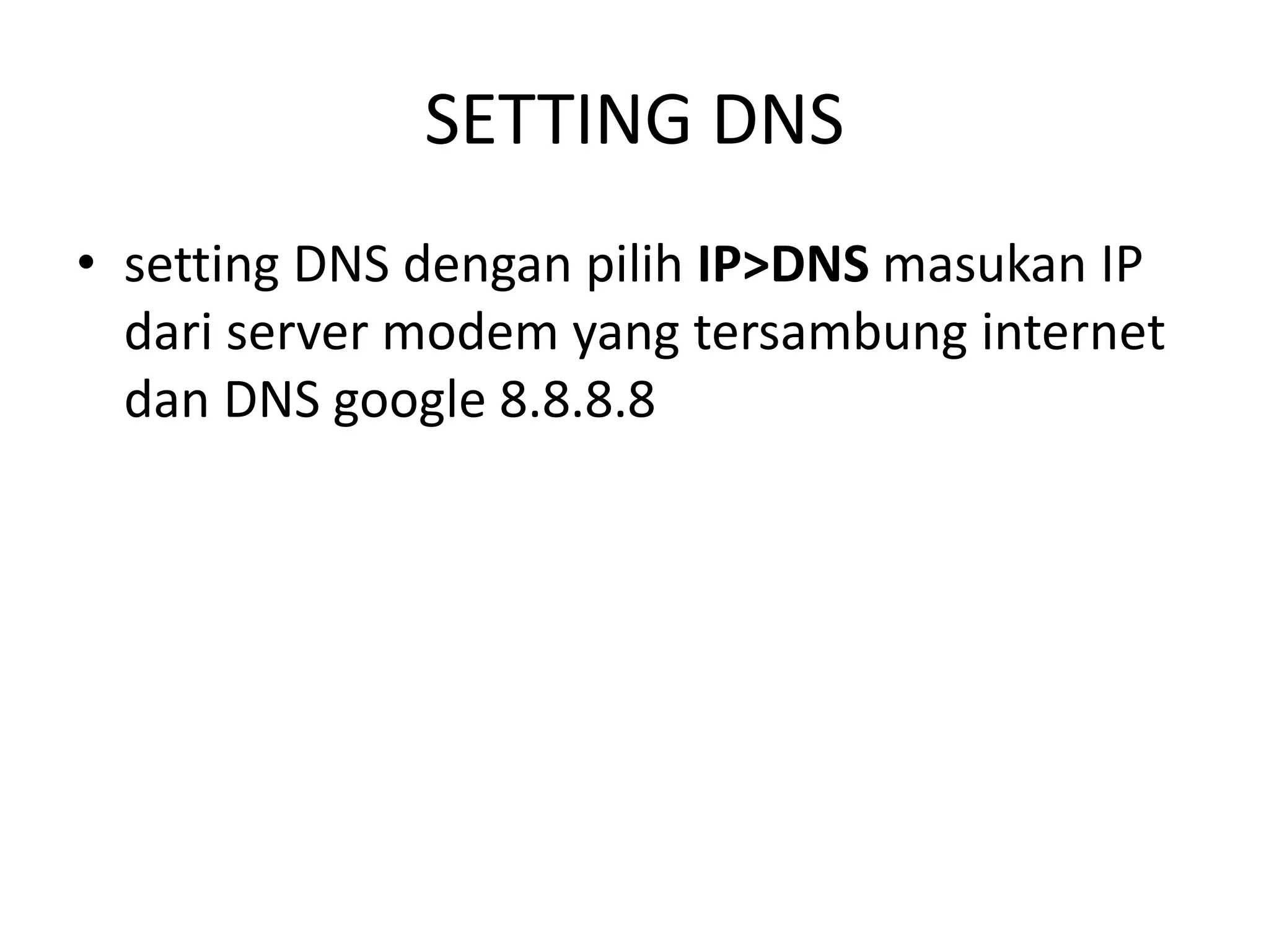 Pengertian dan fungsi NAT | PPTX