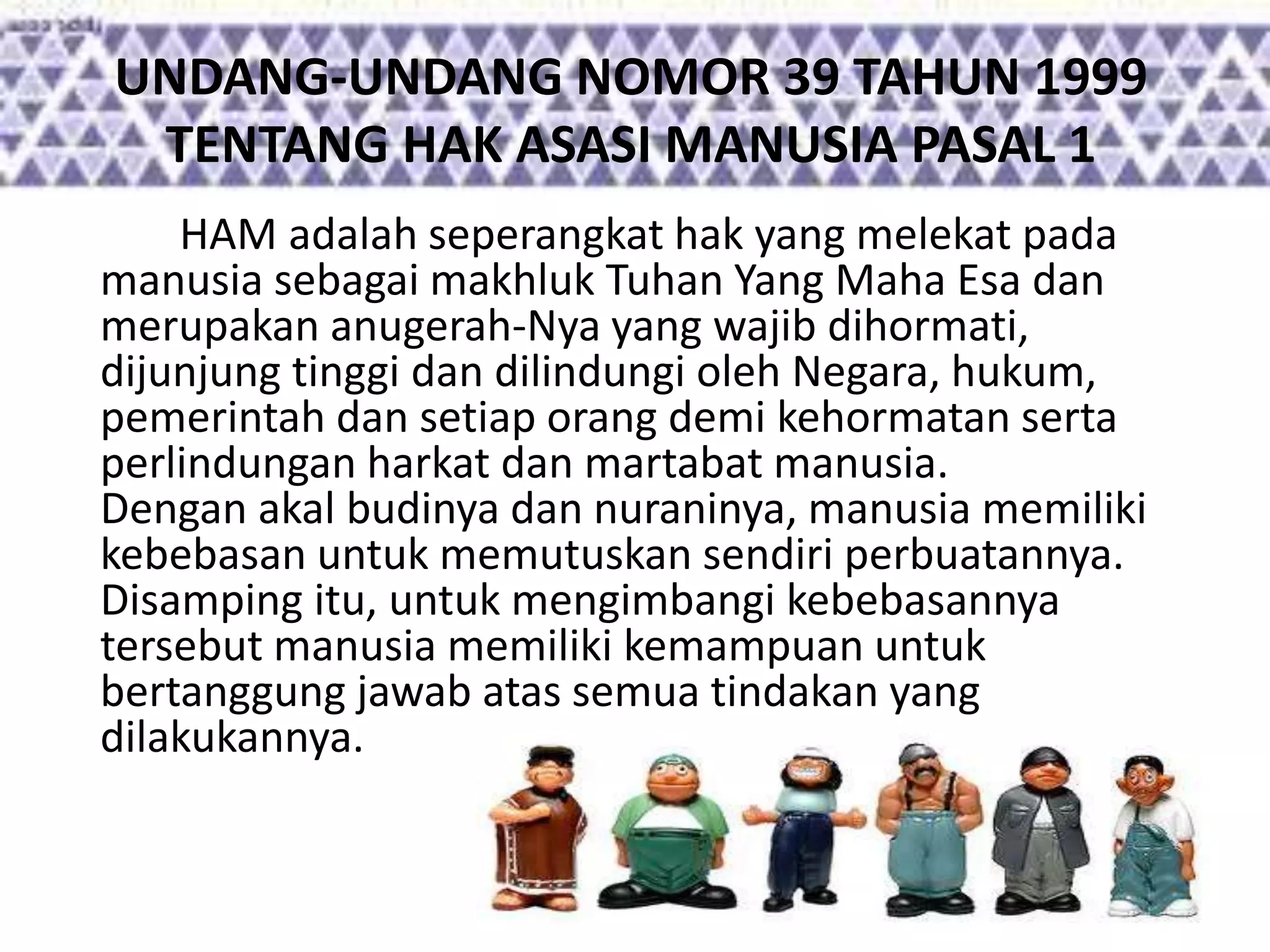 Pengertian dan jenis jenis ham | PPTX