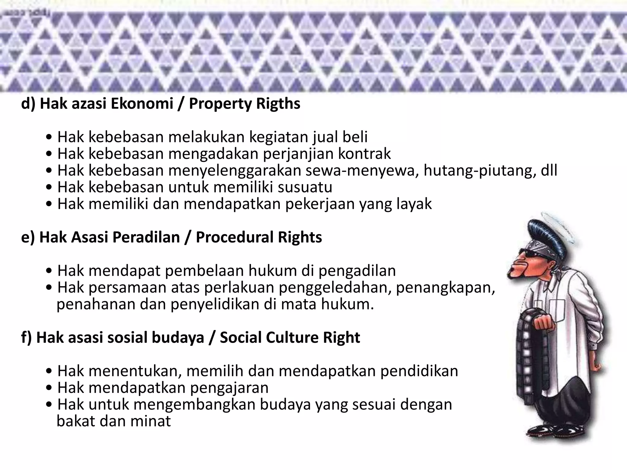 Pengertian dan jenis jenis ham | PPTX
