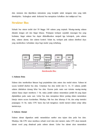 Pengertian dan karakteristik sistem bus komputer | PDF
