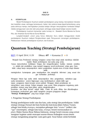 Pengertian dan konsep | PDF