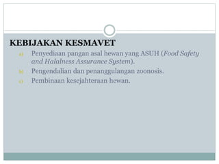 Pengertian dan ruang lingkup Kesmavet.pptx