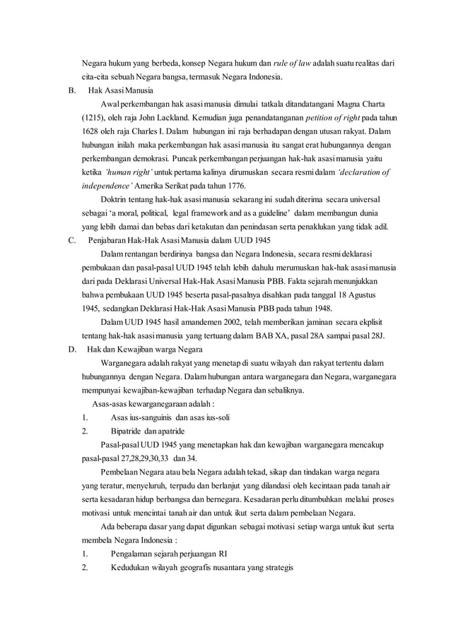 Pengertian dan tujuan pendidikan kewarganegaraan | DOCX