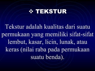 Pengertian dan unsur unsur seni rupa | PPTX
