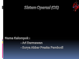 Pengertian dari sistem operasi (os) | PPT