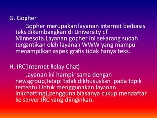 Pengertian dasar internet dan intranet (SMPN 2 Ciamis) | PPTX