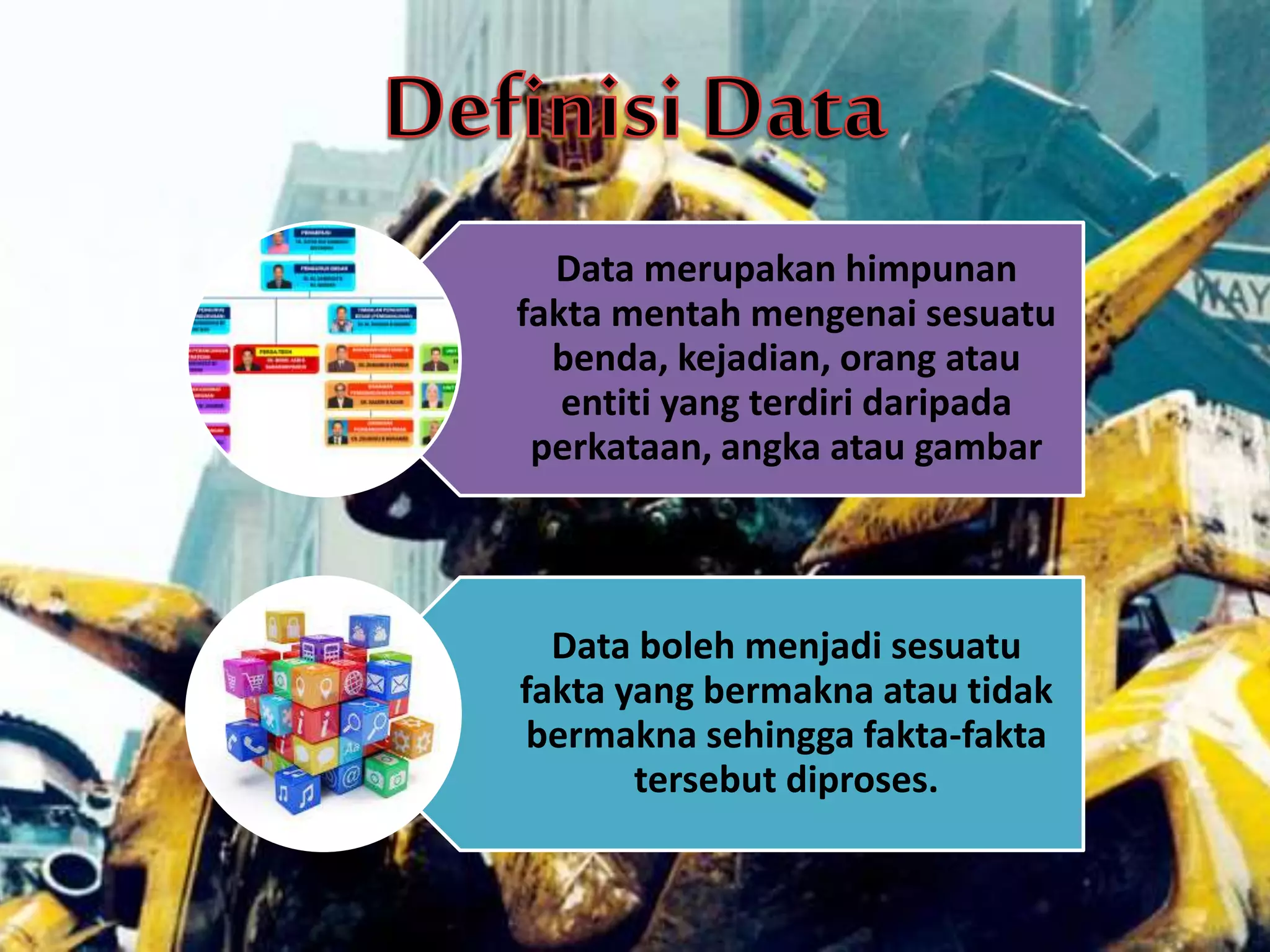 Pengertian data dan maklumat | PPTX