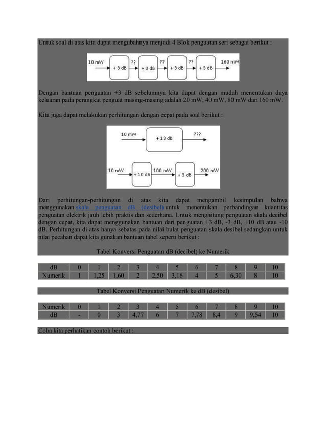 Pengertian decibel | PDF